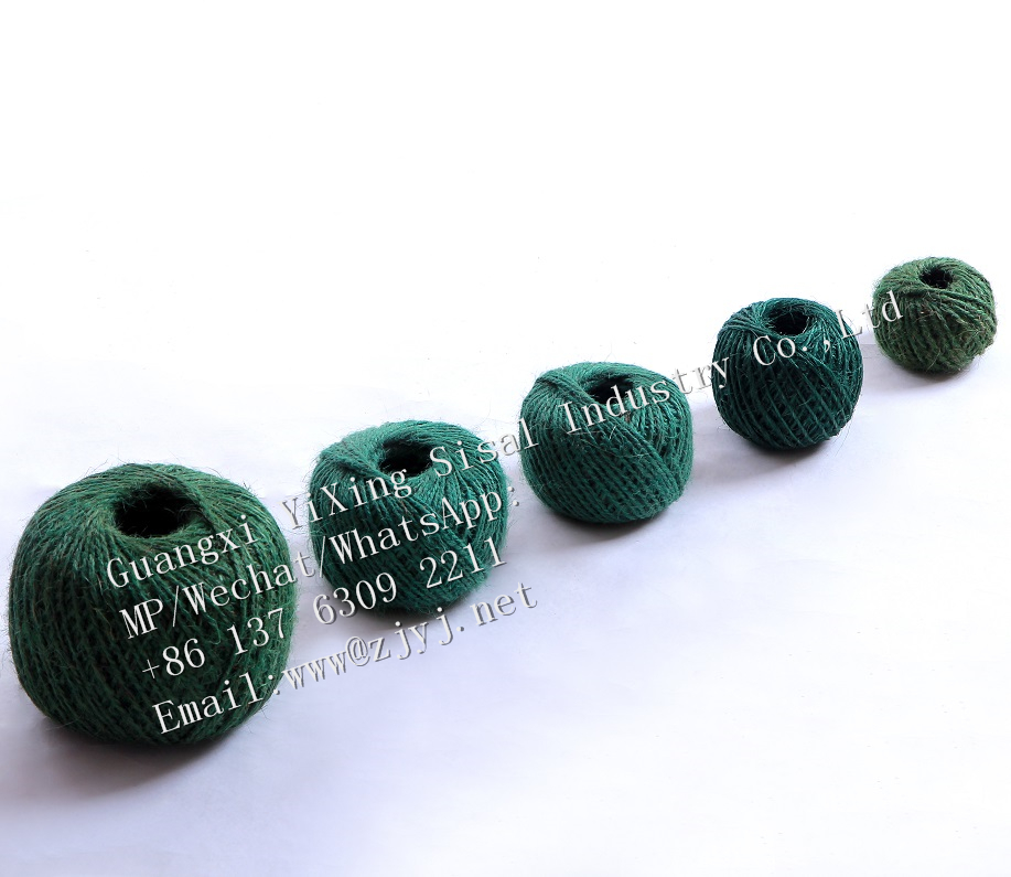 Colored Jute Twine - Zhanjiang Yijun Sisal Products Factory